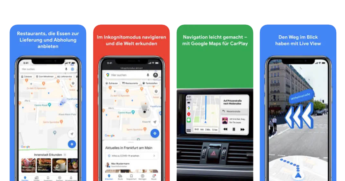 Effiziente Routenplanung mit Google Maps & Co