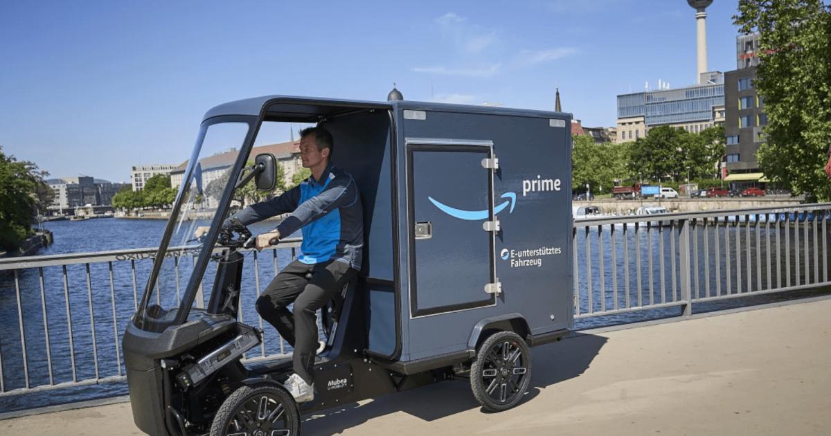 Amazon: Amazon: E-Cargo-Bikes von Mubea in Berlin im Einsatz