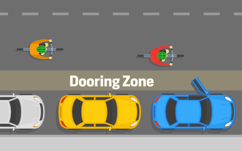 Dooring: Wenn die Autotür zur Falle wird
