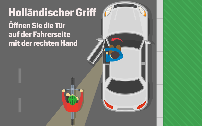 Dooring: Wenn die Autotür zur Falle wird